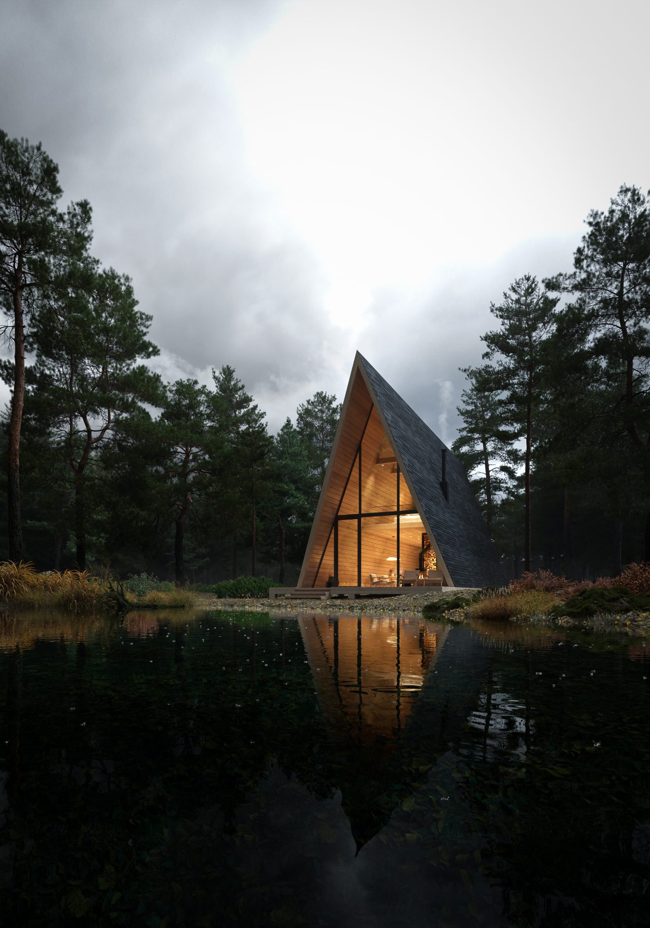 A-FRAME Exterior - Studio Feldmann - 3d Visualisierungen auf höchstem ...